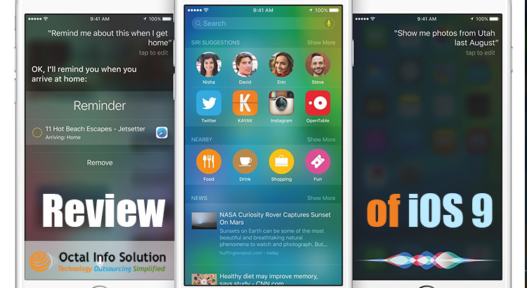 Know the quick review about ios9